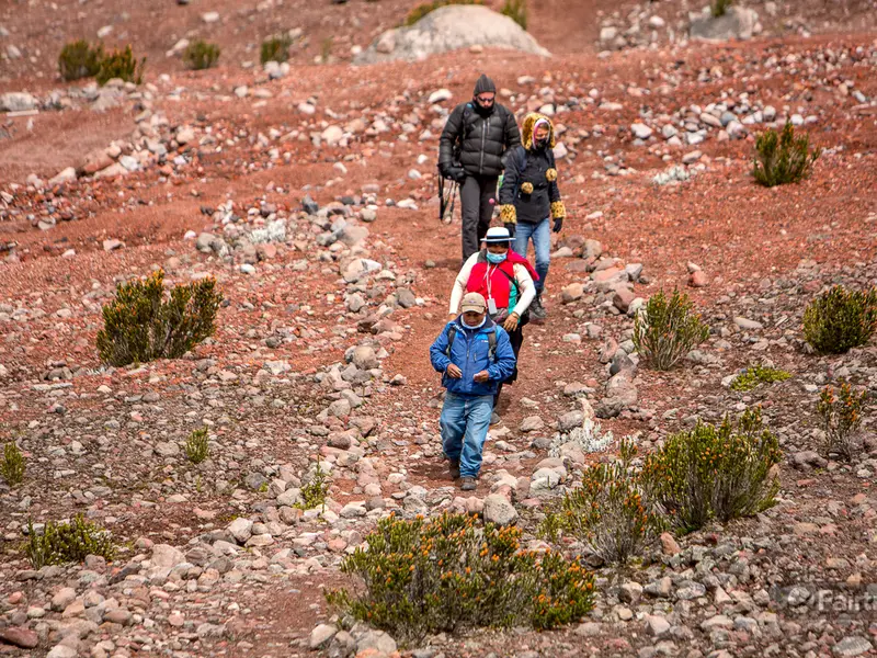 Templo Machay hike from Refugio Carrel