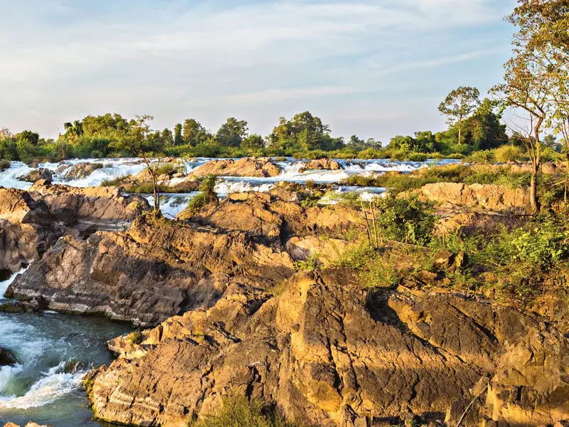 Si Phan Don Laos : Der Platz, an dem die Zeit langsam vergeht.